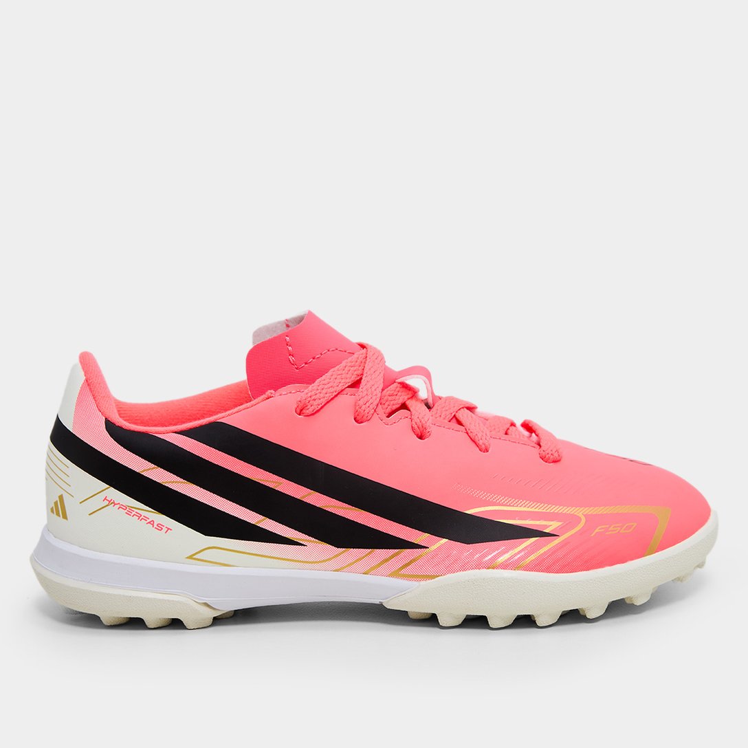 Chuteira Infantil Society Adidas F50 Hyperfast Club Copa Do Mundo ...